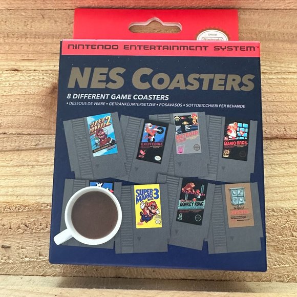 Paladone | Dining | Nwt Nes Coasters Pack Of 8 | Poshmark